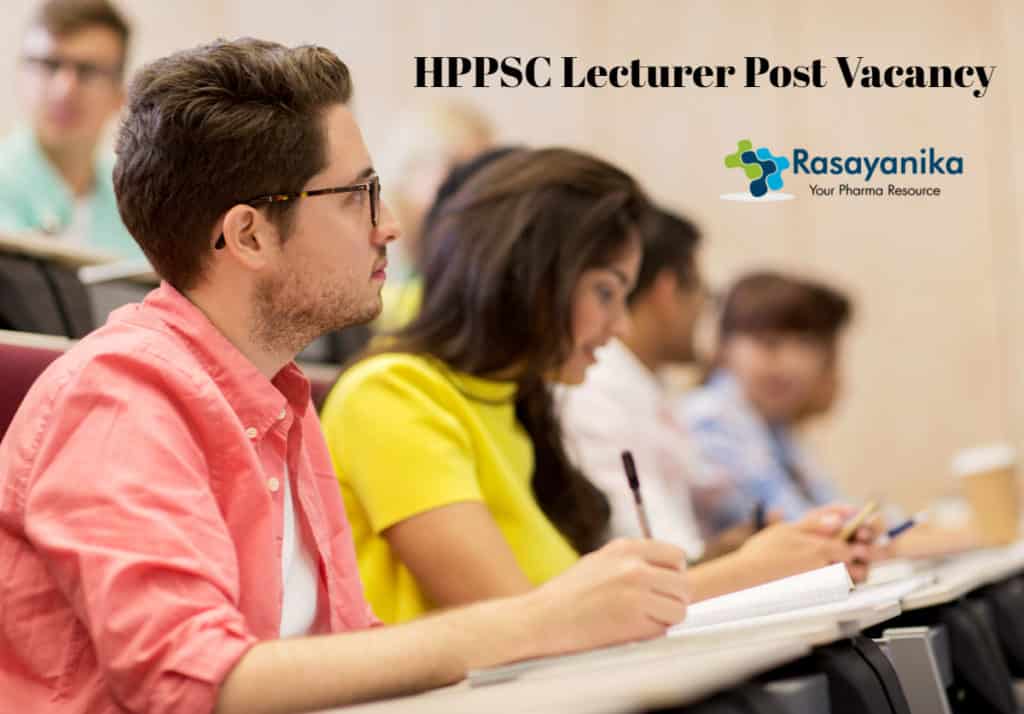 HPPSC Lecturer Post Vacancy - Chemistry & Pharma Candidates Apply
