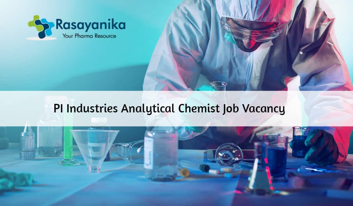 PI Industries Analytical Chemist Job Vacancy – Apply Online