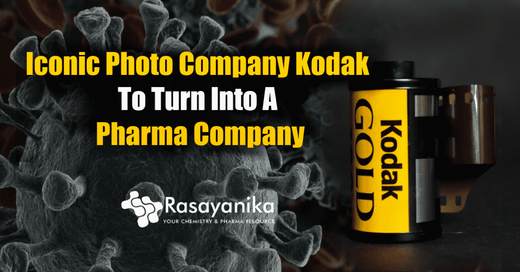 Kodak Is Turning Into A Pharma Company To Combact COVID-19