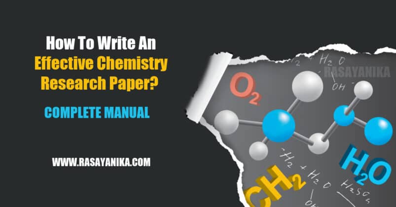 How To Write A Chemistry Research Paper? All Details