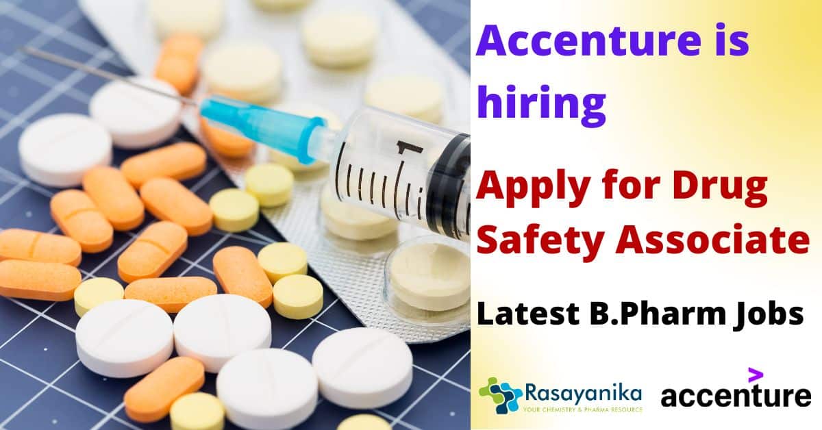 Drug Safety Associate at Accenture-Latest Pharma jobs-Apply Now