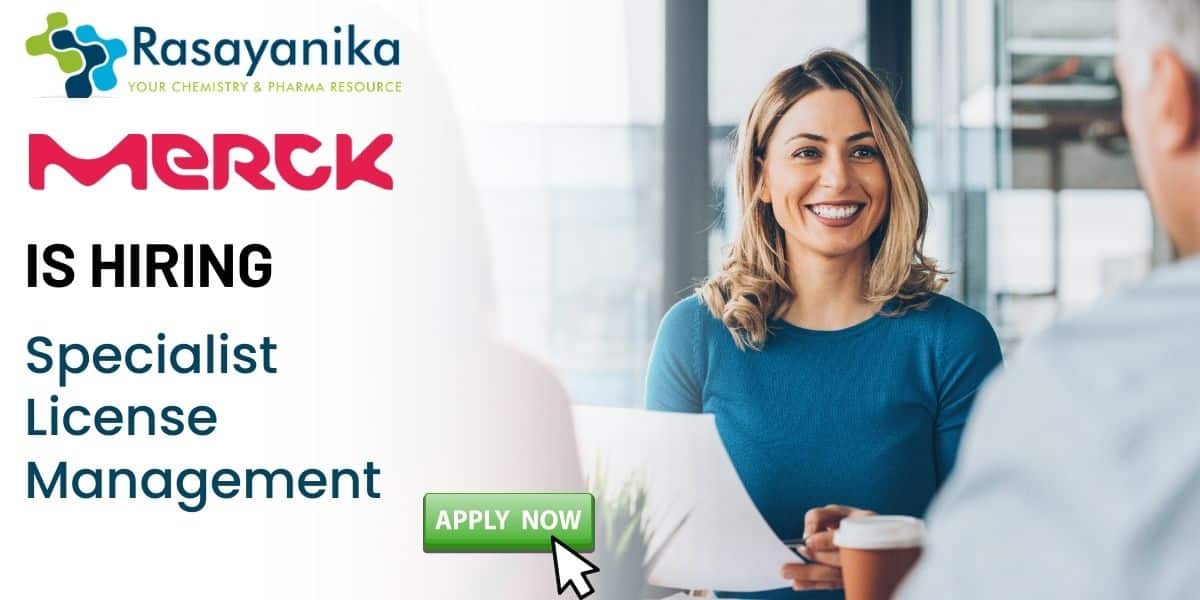 Specialist License Management At Merck-Latest Jobs - Apply Here
