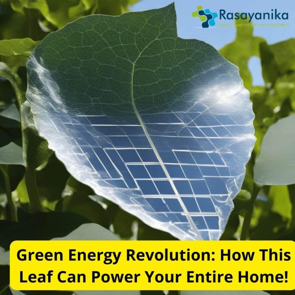 photovoltaic leaf-Meet the Superpowered Solar Leaf