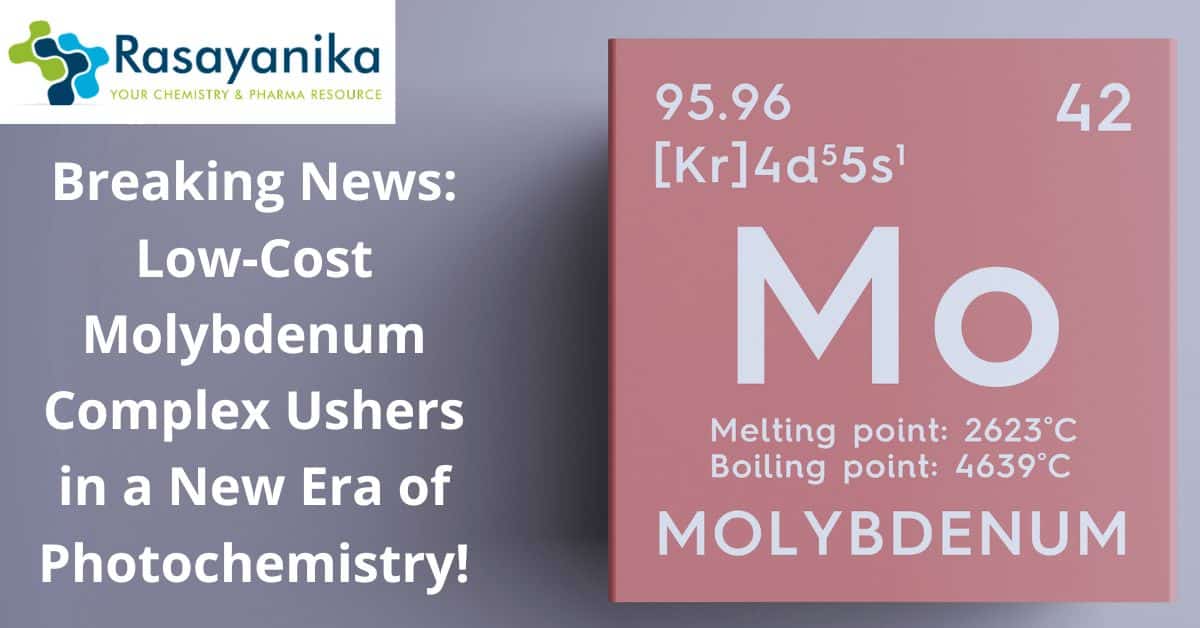 Molybdenum Complex Ushers in a New Era of Photochemistry!