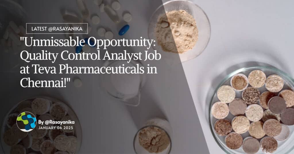 QC Analyst Job at Teva Pharmaceuticals - Apply Now