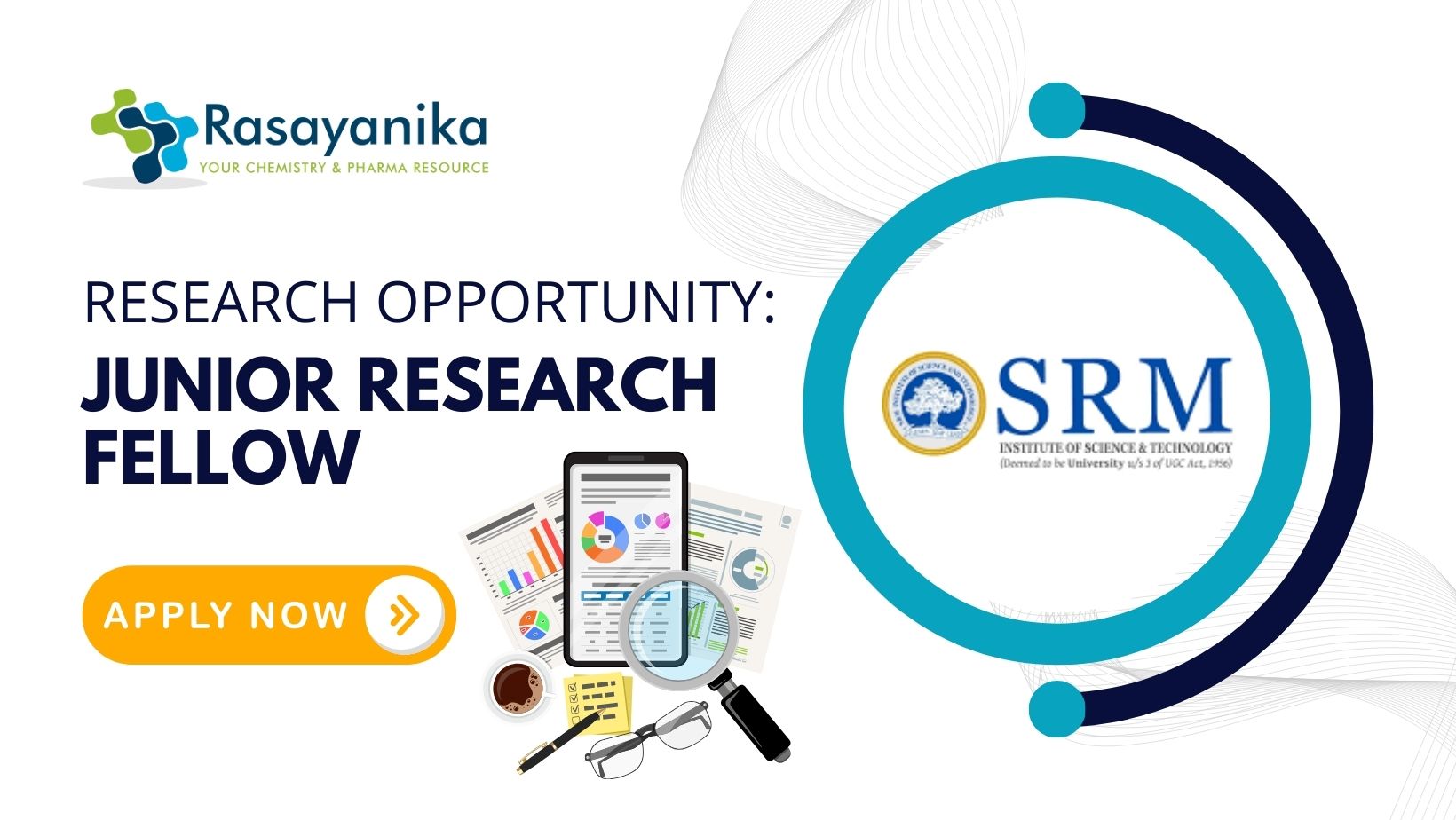 Junior Research Fellow Job at SRMIST, Chennai – Apply Now