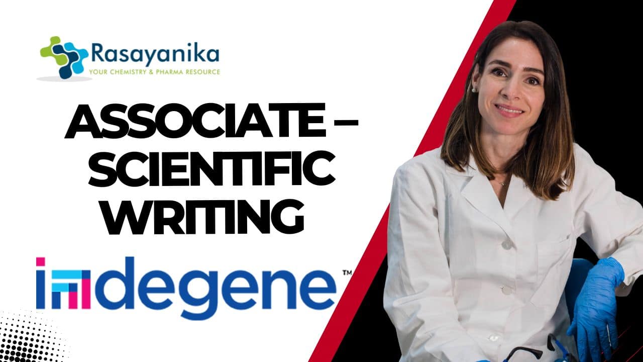 Associate – Scientific Writing Job at Indegene. Apply Now!