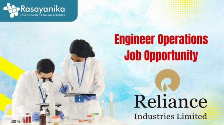 Engineer Operations at Reliance Industries - Apply Now!