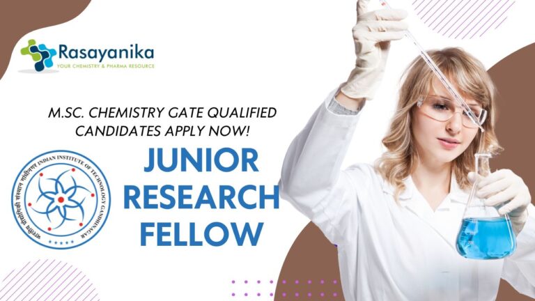 Chemistry JRF Position at IIT Gandhinagar, Apply Now