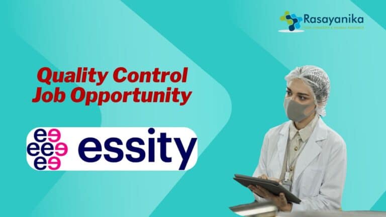 Quality Control Job at Essity - Apply Now!