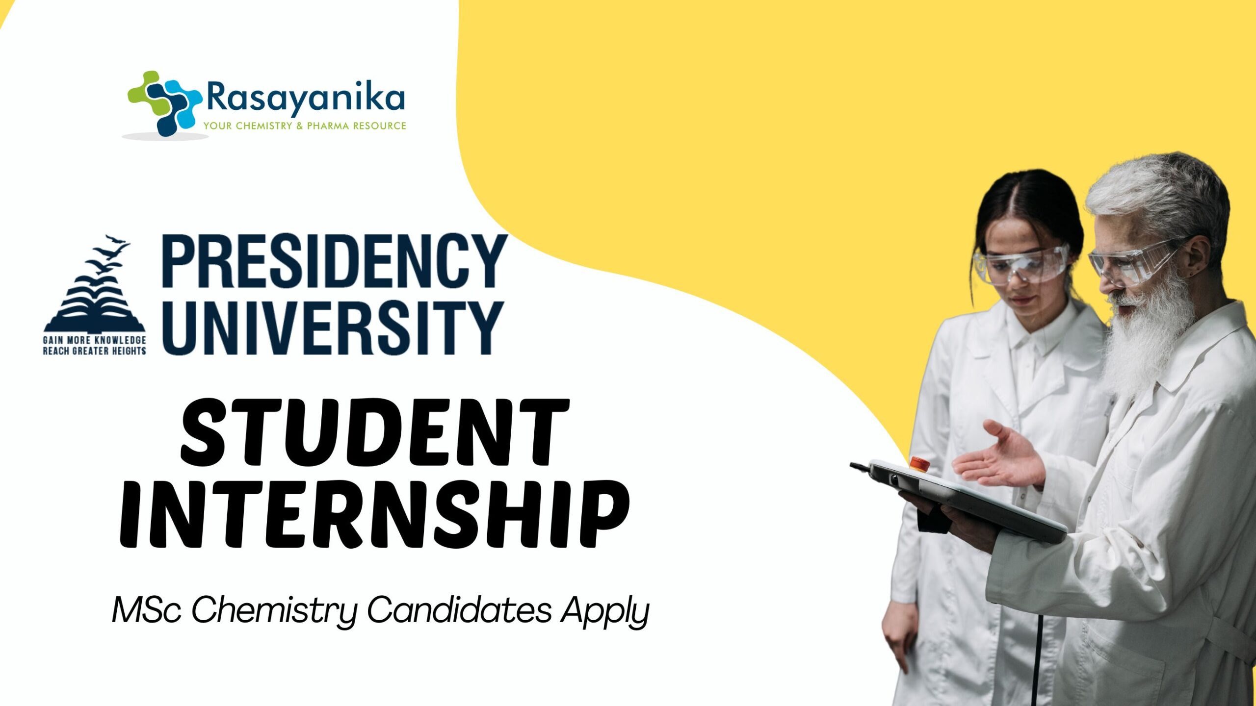 Student Internship at Presidency University