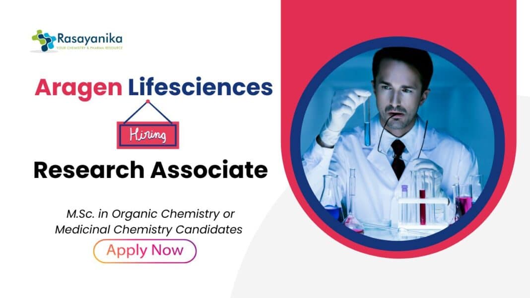Recent MSc Organic Chemistry Jobs at Aragen | Apply Now