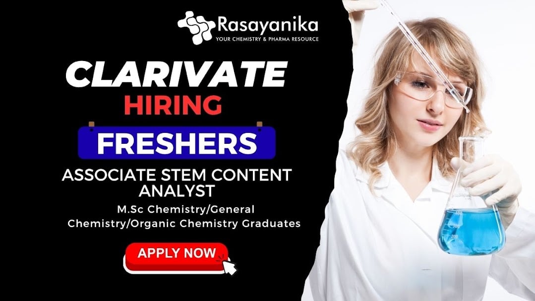 STEM Analyst Associate Job in Clarivate Apply Now