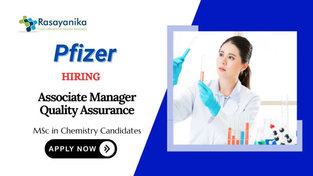Quality Assurance Job for Chemistry Graduates | Pfizer Career