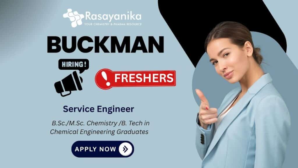 Service Engineer Job at Buckman Delhi NCR – Apply Now