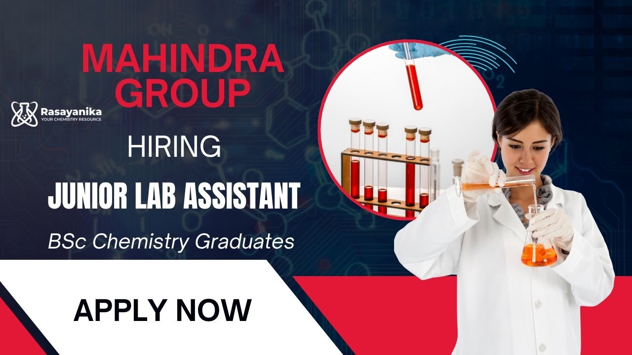 Mahindra Group Careers | Apply for Lab Assistant Job