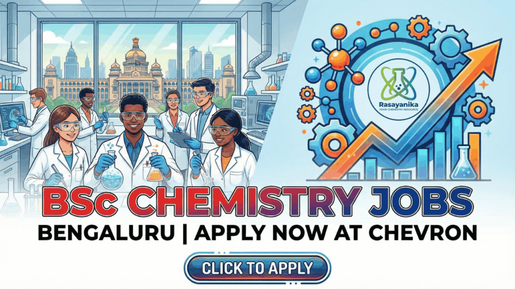 BSc Chemistry Jobs in Bengaluru | Apply Now