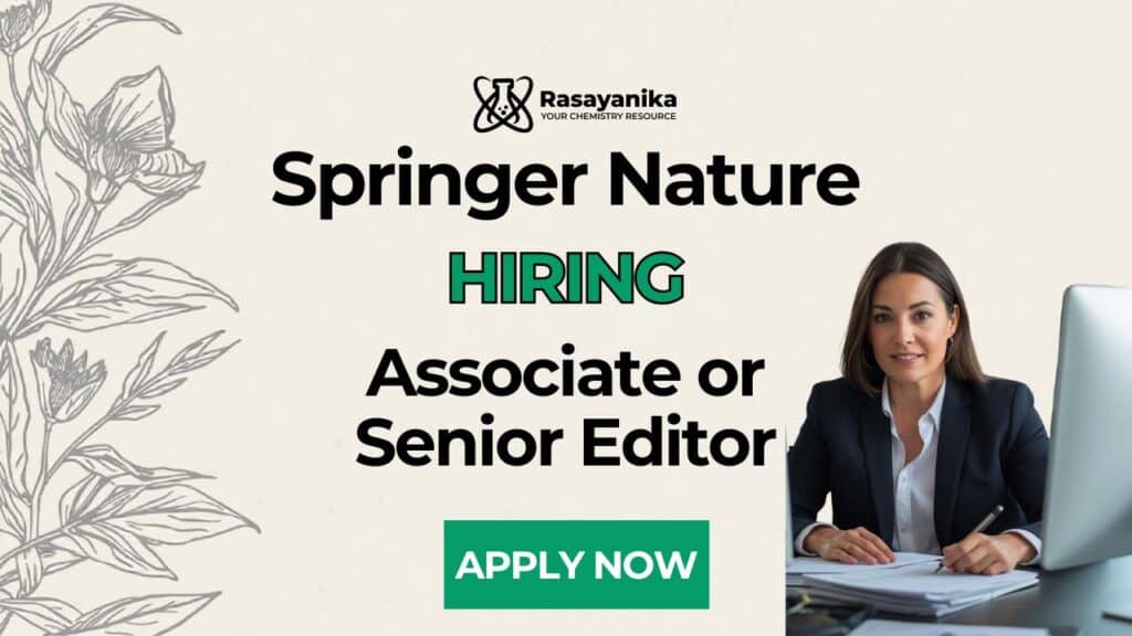 Springer Nature Careers: Senior Editor | Apply Now