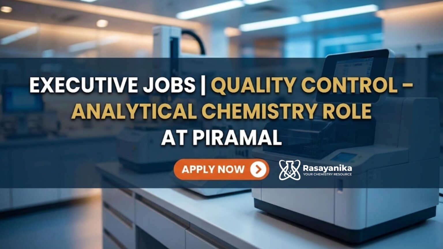 Executive Jobs | Quality Control – Analytical Chemistry Role