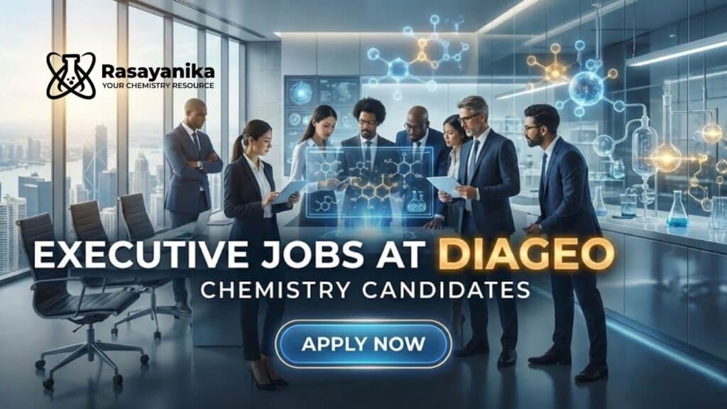 Executive Jobs at Diageo | Chemistry Candidates Apply Now