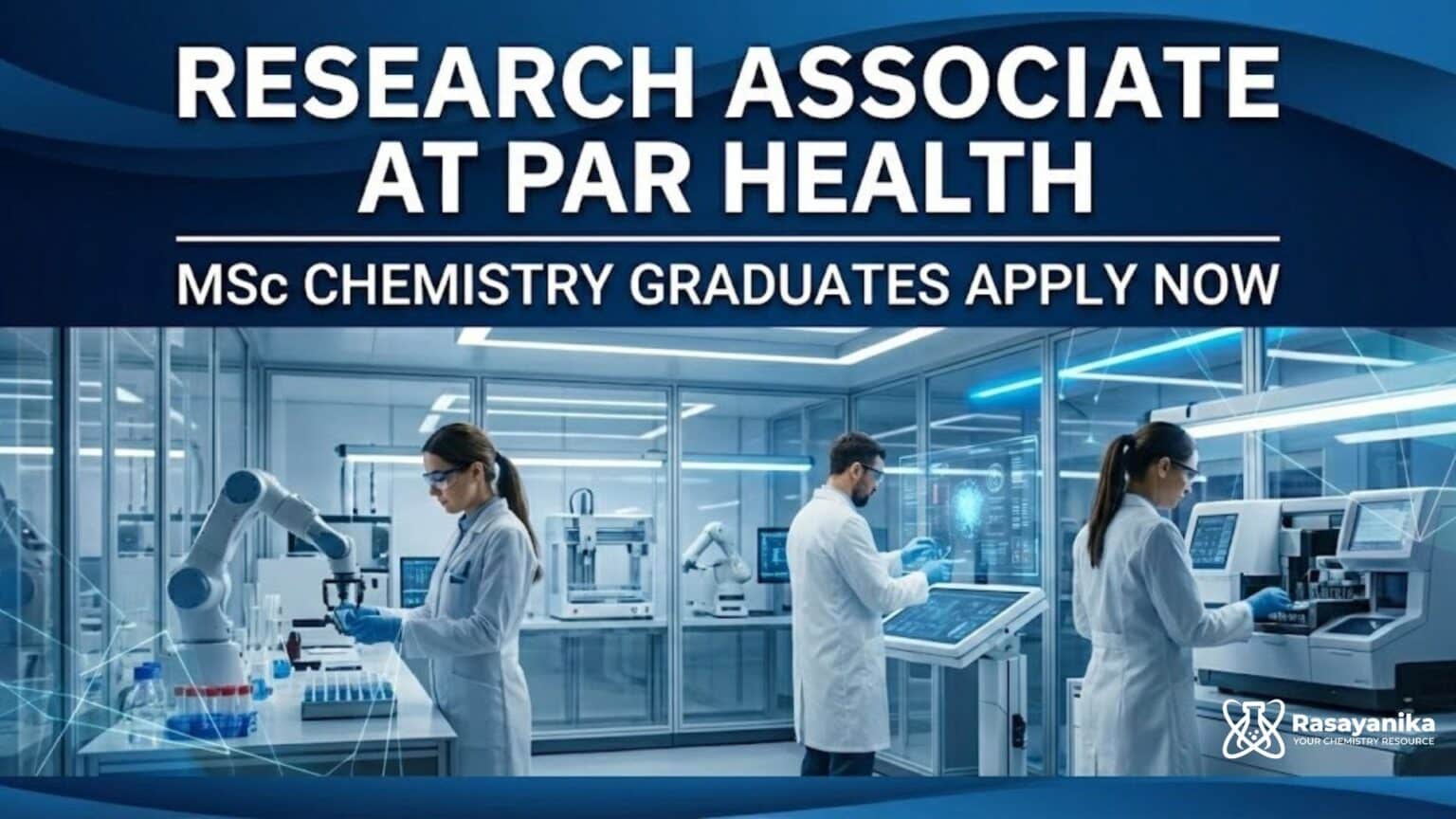 Research Associate Jobs at Par Health | Chemistry Grads Apply