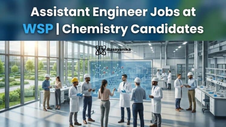 Assistant Engineer Jobs at WSP | Chemistry Candidates Apply