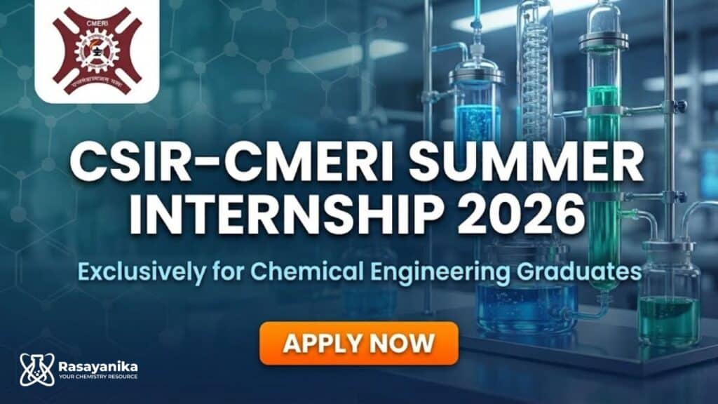 Chemical Engineering Internship at CSIR–CMERI | Apply Now