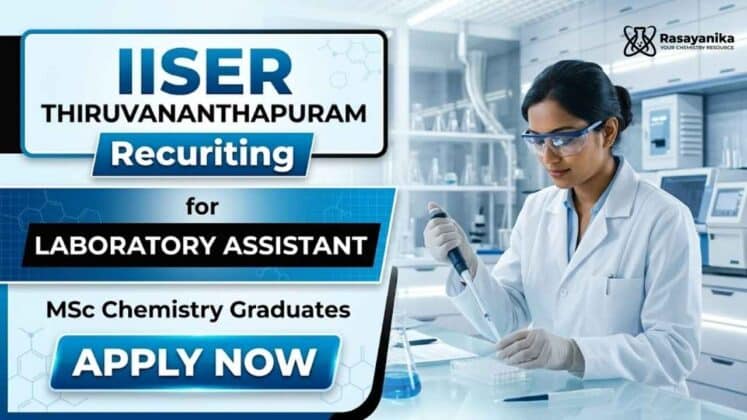 Laboratory Assistant Jobs at IISER | Chemistry Research